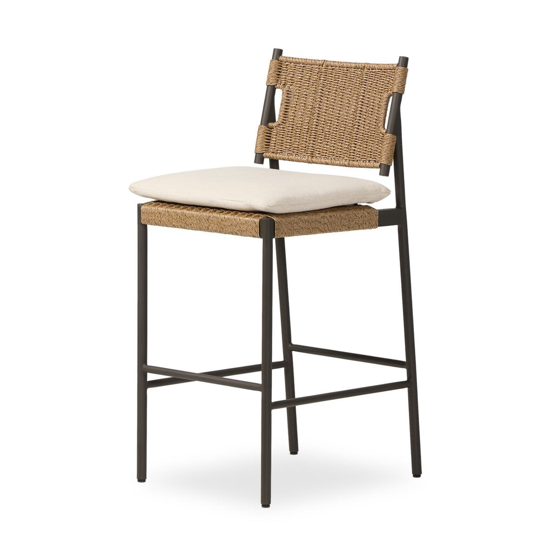 Miller Outdoor Woven Bar + Counter Stool – Bracco Interiorismo
