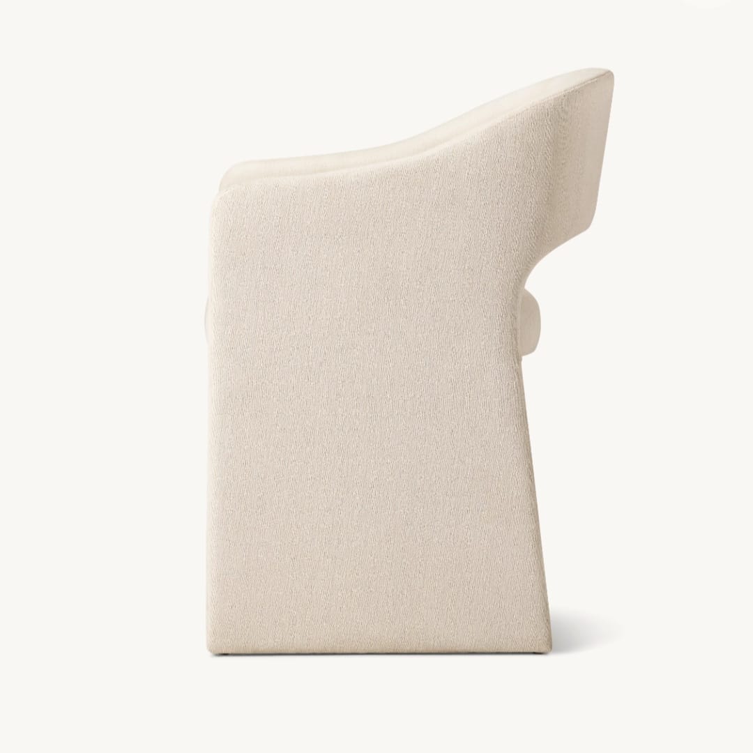 CORTA FABRIC DINING ARMCHAIR