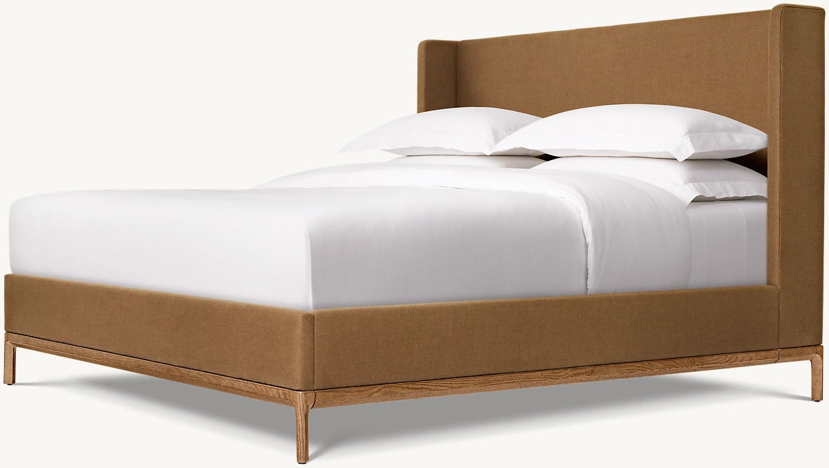 CAMA REFUGIO DE TELA TOTALMENTE TAPIZADA PADUA
